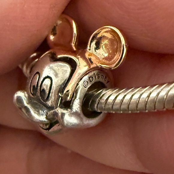 Disney | Accessories | Disney Gold And Silver Mickey Mouse Bead | Poshmark